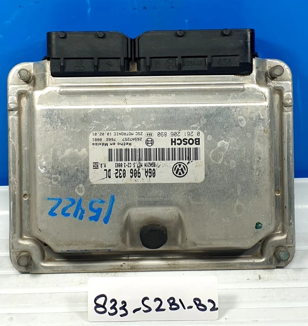 2001 VOLKSWAGEN GOLF/JETTA 1.8L Engine Control Unit ECU 06A906032DL ...