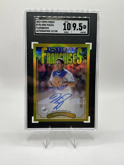 MIKE PIAZZA 2023 Topps Finest Flashbacks Franchises RÉFRACTOR AUTO Dodgers /100 EUR 197,28 ...