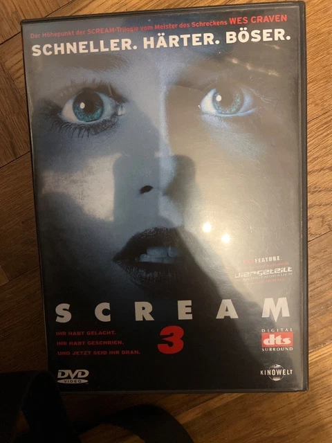SCREAM 3 DVD Film horror Thriller Wes Craven EUR 5,95 - PicClick IT