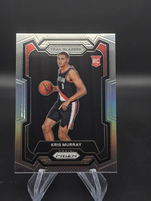 KRIS MURRAY RC 2023-24 Panini Prizm Prizms Argento Portland Trail ...
