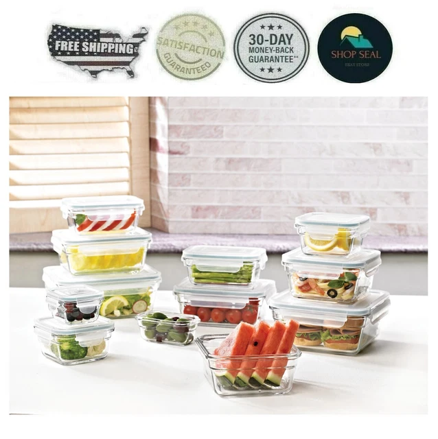 CONTENEDORES DE VIDRIO Para Comida Alimentos Con Tapa Multiples Tamaños ...