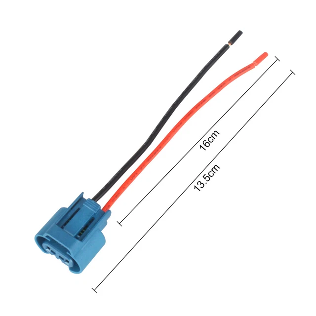 WIRE PIGTAIL FEMALE U 9006 HB4 TWO HARNESS FOG LIGHT SOCKET CONNECTOR ...