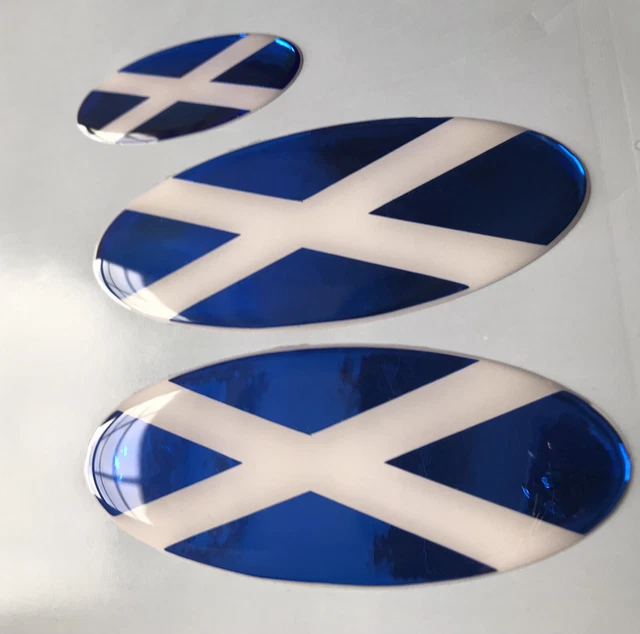 FORD FOCUS MK3 Zetec Badge Overlay Full Set Scotland Flag Front Back S ...