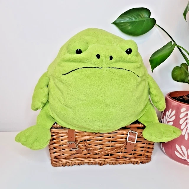 JELLYCAT LARGE RICKY Rain Frog - Retired Rare Cute Green Soft Toy Plush ...