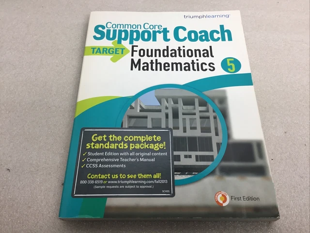 COMMON CORE SUPPORT Coach Target Foundational Mathematics Grade 5 New ...