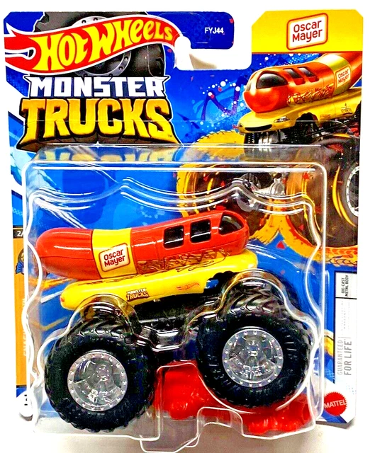 2023 OSCAR MAYER WEINER Mobile Hot Wheels Monster Truck Hotdog Snack ...