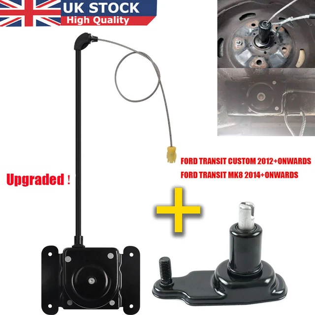 GENUINE SPARE WHEEL Carrier Winch + Plate For Ford Transit Mk8 Custom ...
