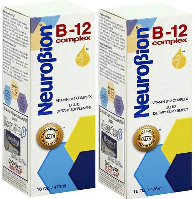 NEUROBION B12 COMPLEX SYRUP / NEUROBION JARABE 16 oz (2 PACK) Exp 01/ ...
