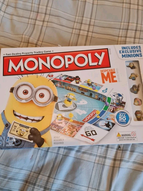 HASBRO MONOPOLY DESPICABLE Me Board Game Exclusive Minions Edition ...
