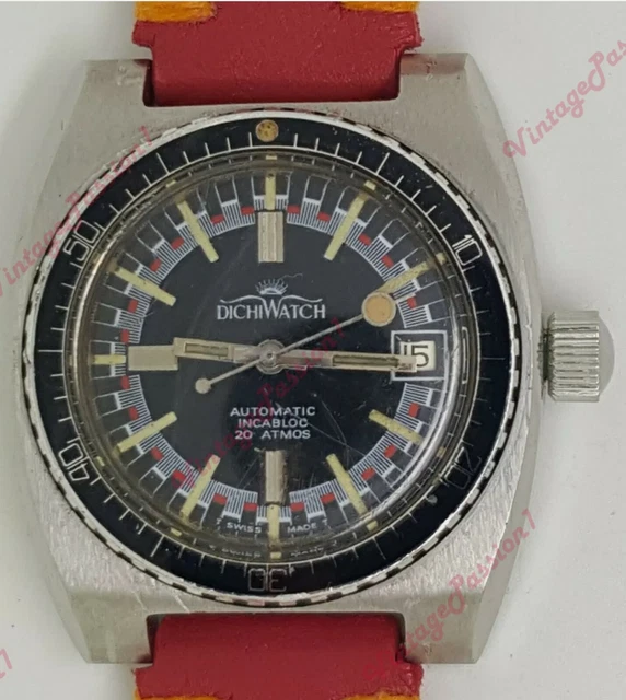 OROLOGIO VINTAGE RARO DICHI Watch Substar Automatico Diver Rare 41mm ...