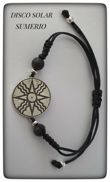 DISCO SOLAR DIOS Sumerio Utu plata Mesopotamia Silver Sumerian sun disk ...