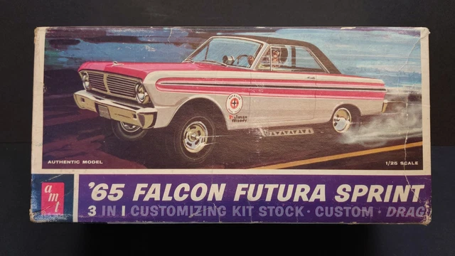 AMT 1965 FORD Falcon Hardtop Started - 1/25 Scale Model Kit Collection ...
