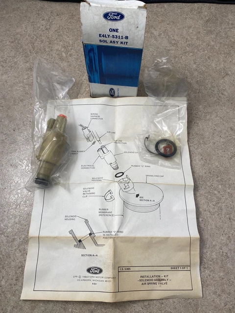 FORD OEM AIR Solenoid Assembly NOS E4LY-5311-B 1984 - 1987 Lincoln ...