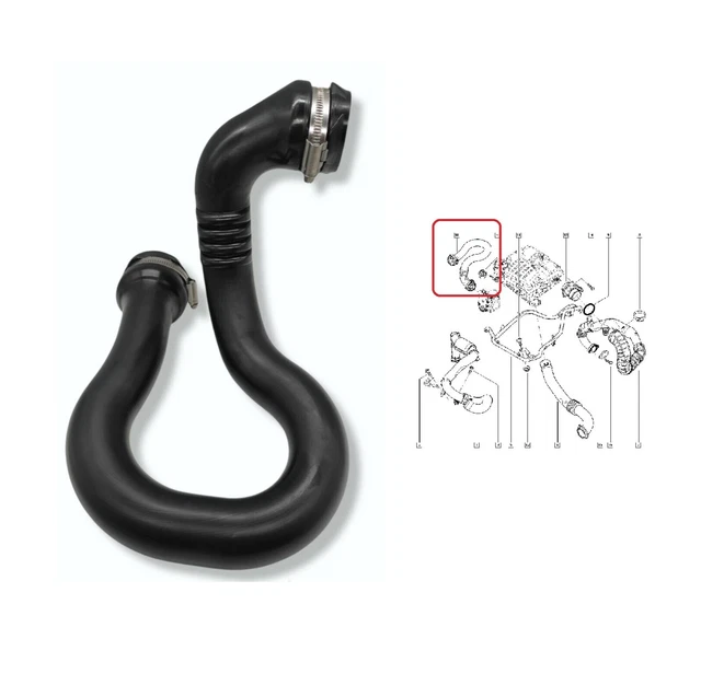 INTERCOOLER TURBO HOSE For Renault Trafic Ii Vauxhall Vivaro 2.0 Dci ...