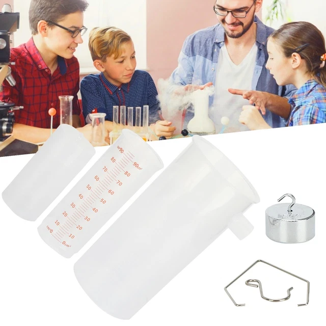 ARCHIMEDES PRINCIPLE OVERFLOW Cup Measuring Tube Physics Experiment ...