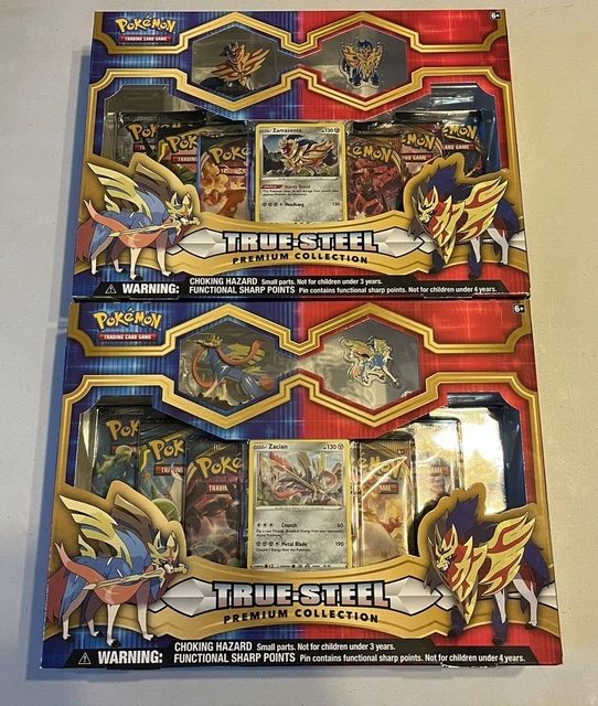 POKEMON TRUE STEEL Premium Collection | Zacian Zamazenta | Xy Team Up ...