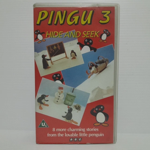 PINGU 3 HIDE And Seek. VHS PAL Tested UK Release 1992 $30.00 - PicClick AU