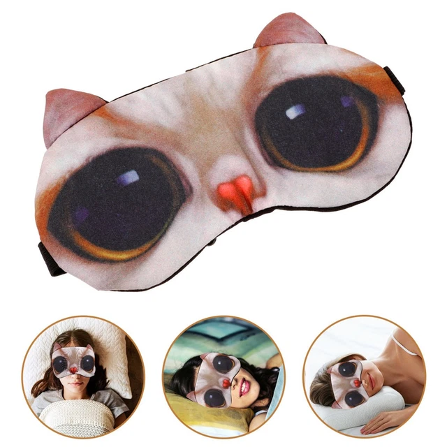 CREATIVE CARTOON ANIMAL Sleep Eye Mask Soft Cloth Blindfold Eye Cover ...