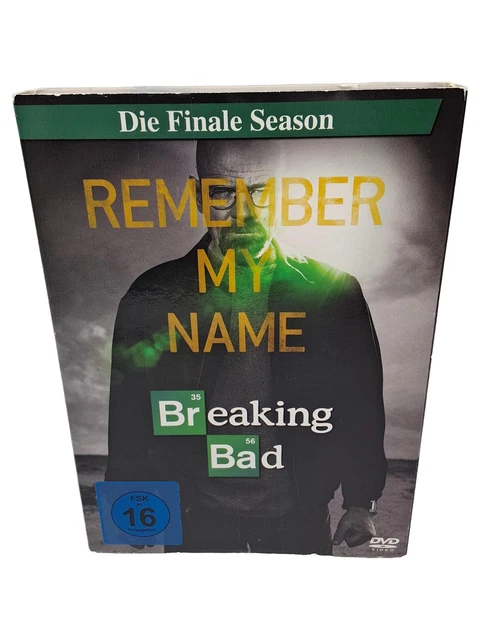 BREAKING BAD STAFFEL 5 Finale DVD Serie Krimi Thriller Deutsch FSK 16 ...