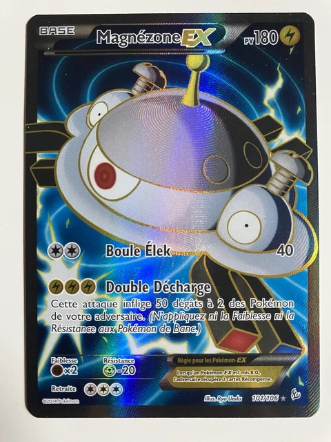 CARTE POKÉMON - Magnezone Ex Full Art - 101/106 - 2014 - FR EUR 19,99 - PicClick FR