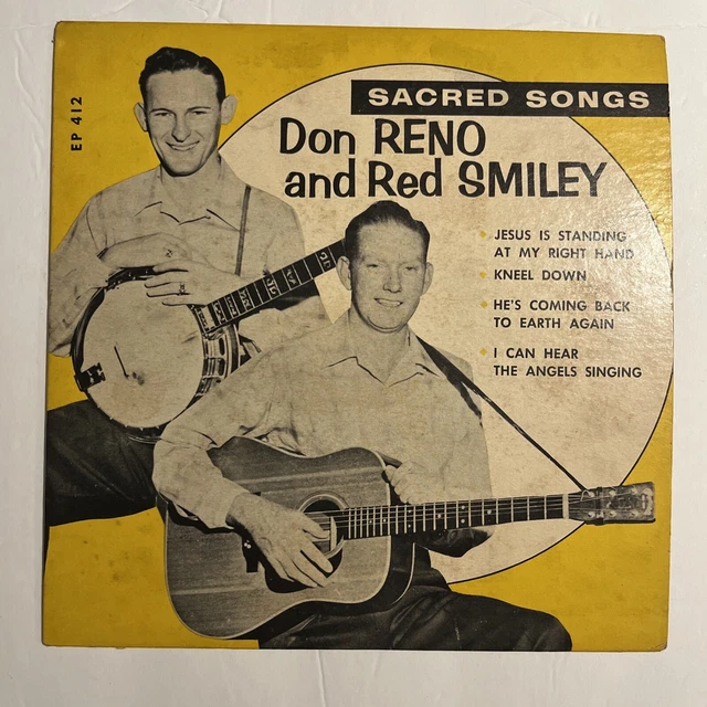 DON RENO AND Red Smiley - Chansons sacrées 45 tours EP Country Blue ...
