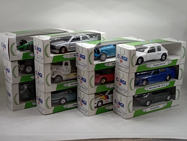 VINTAGE CORGI MOBIL Collection Full Set Of 12 - Very Good Condition £50 ...