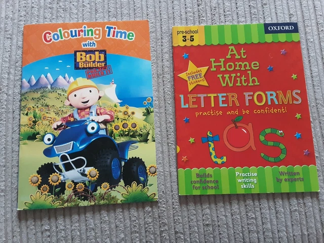 BOB THE BUILDER Activity Book & Practice Writing Skills Books Childrens ...