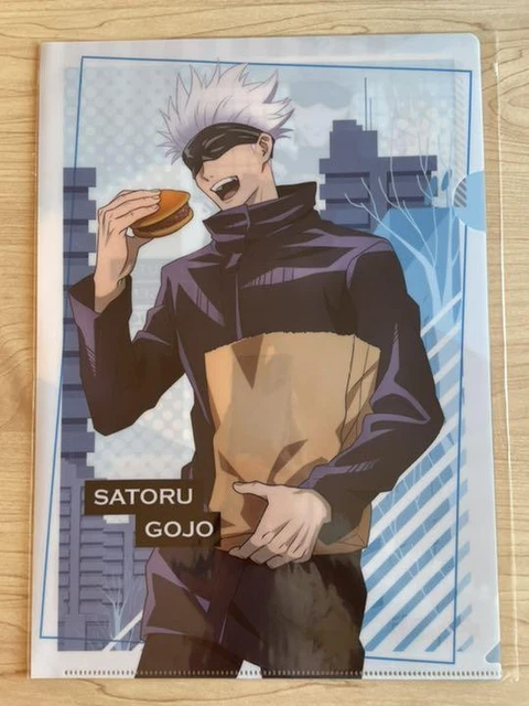 JUJUTSU KAISEN SEGA Limited Satoru Gojo Clear File Cafe Collaboration ...