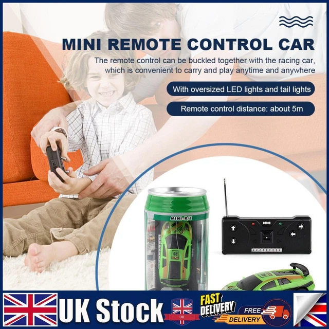 COKE CAN MINI Cans RC Car with Roadblocks RC Car Model Mini RC Car for ...
