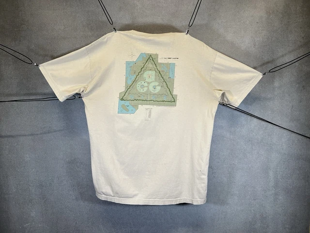 RARE VINTAGE NIKE ACG Trail Map Geography T Shirt All Conditions Gear ...