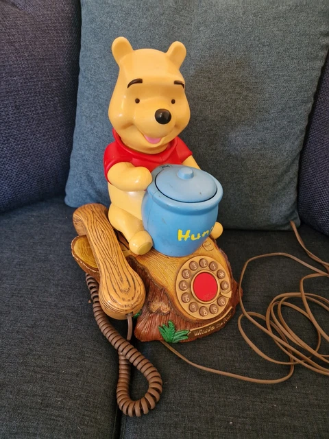 VINTAGE DISNEY WINNIE the Pooh Piglet Animated Talking Telephone ...