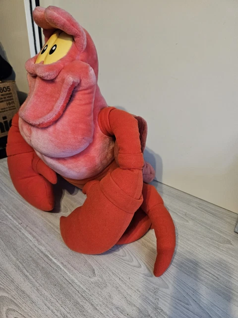 VERY LARGE DISNEY Sebastian Lobster The Little Mermaid Soft Toy Plush ...