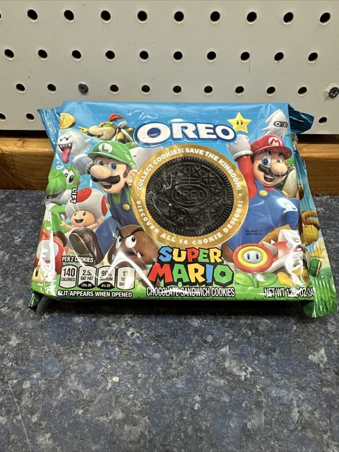 SUPER MARIO OREO Chocolate Sandwich Cookies, Limited Edition, 12.2 oz ...
