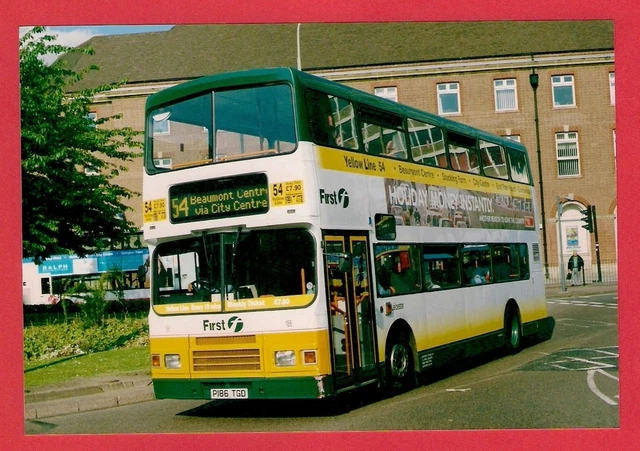 4 BUS PHOTOS ~ First Leicester - 1995 Mercedes Benz O405 - Optare ...