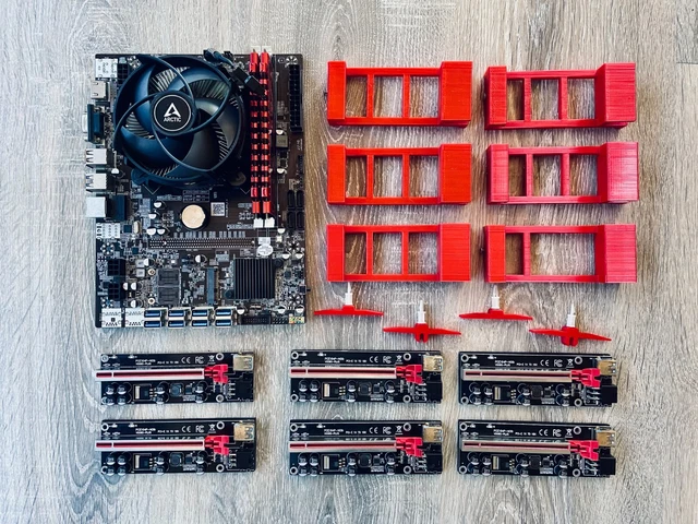 6X GPU CRYPTO Mining Rig - Starter Kit EUR 99,00 - PicClick DE