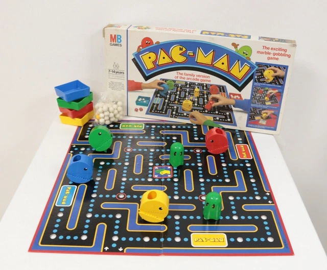 PAC MAN BOARD Game MB Games Family Arcade Vintage Retro Complete Except ...