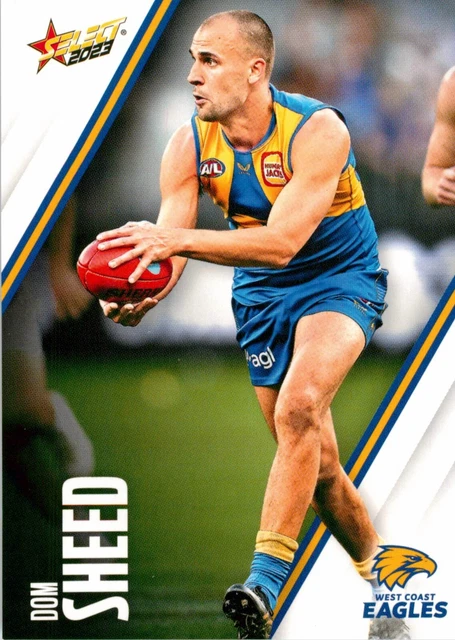 2023 WEST COAST EAGLES AFL Card DOM SHEED Footy Stars EUR 3,30 ...