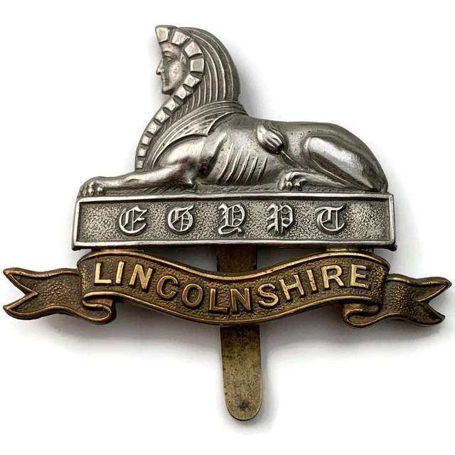 ORIGINAL WW1 LINCOLNSHIRE Regiment (Lincoln) Cap Badge £18.99 - PicClick UK