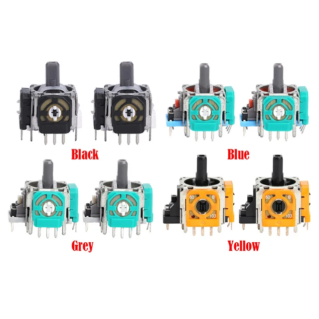 2 PEZZI 3D rocker joystick asse sensore analogico parti di riparazione ...