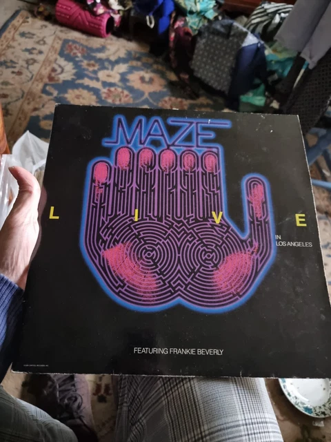 MAZE LIVE IN Los Angeles Ft Frankie Beverly - 2LP - ESTSP24 - UK - 1986 ...