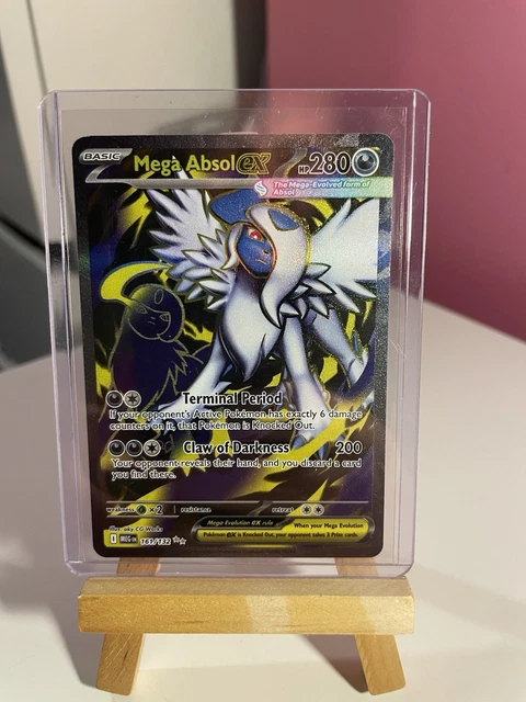 POKÉMON TCG MEGA Absol Ex 161/132 Full Art Mega Evolution NM/M £9.75 ...