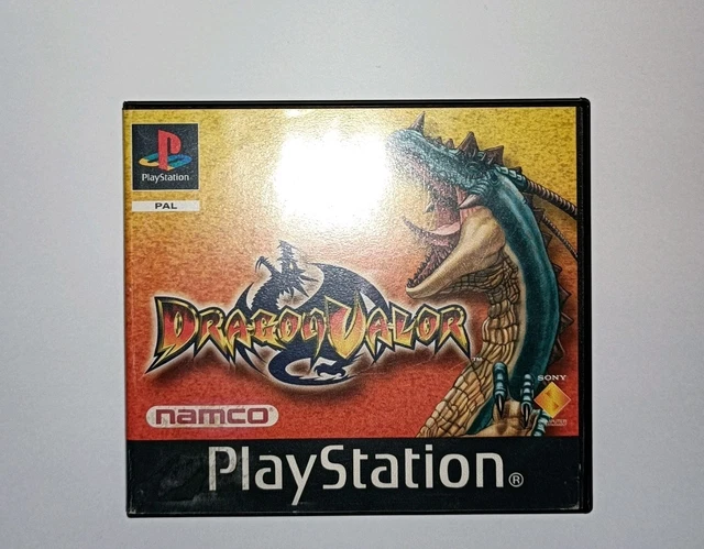 DRAGON VALOR PS1 rental game PlayStation 1 1999 psx blockbuster choices ...