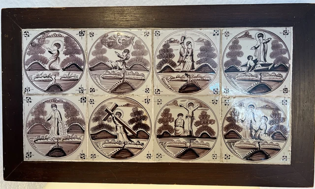 DELFTER KACHELN FLIESEN - Bibelszenen Bibel Jesus ANTIK Delft antique ...