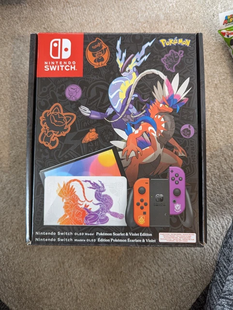 NINTENDO SWITCH OLED Console Pokemon Scarlet Violet Limited Edition ...