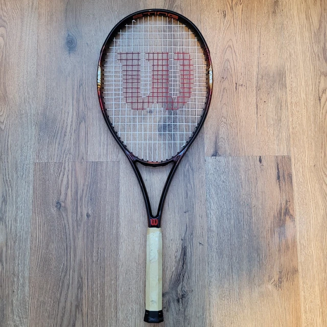 WILSON TENNIS RACKET Sting Tour PWS Tiger Pattern High Beam Series 4.5 ...