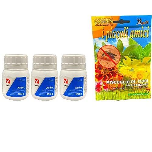 VEBI AEDEX INSETTICIDA Larvicida Antizanzare- Barattolo 50 Compresse ...