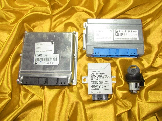 BMW 5 SERIES E39 3.0d M57 DIESEL ENGINE ECU SET DDE EGS IGNITION EWS ...