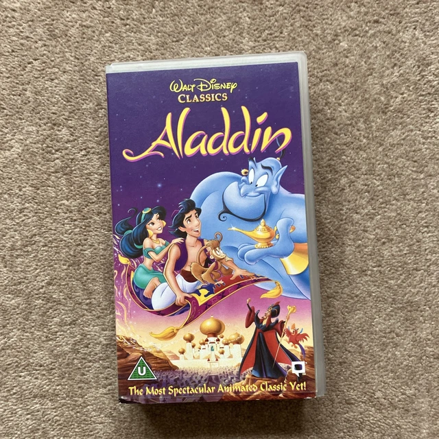 WALT DISNEY VINTAGE Classic Aladdin VHS Tape . In Case . VGC £9.04 ...