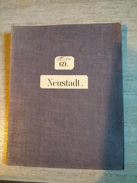 ALTE LANDKARTE STADTKARTE Stadtplan Neustadt Sachsen Aufgenommen 1902 ...
