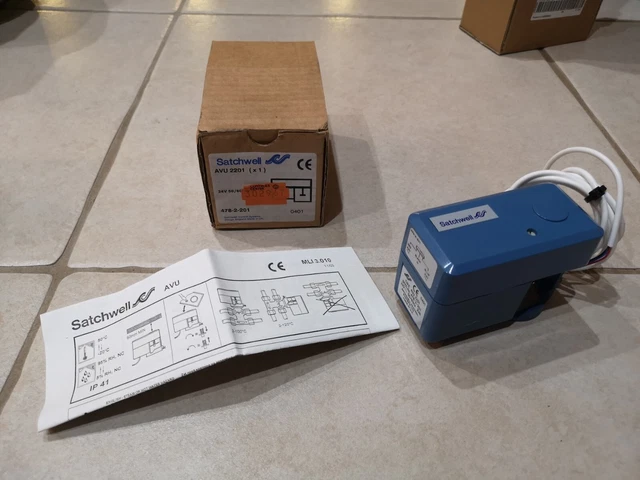 SATCHWELL AVU2201 50/60HZ valve 24V ACTUATOR Schneider Electic .. £125. ...